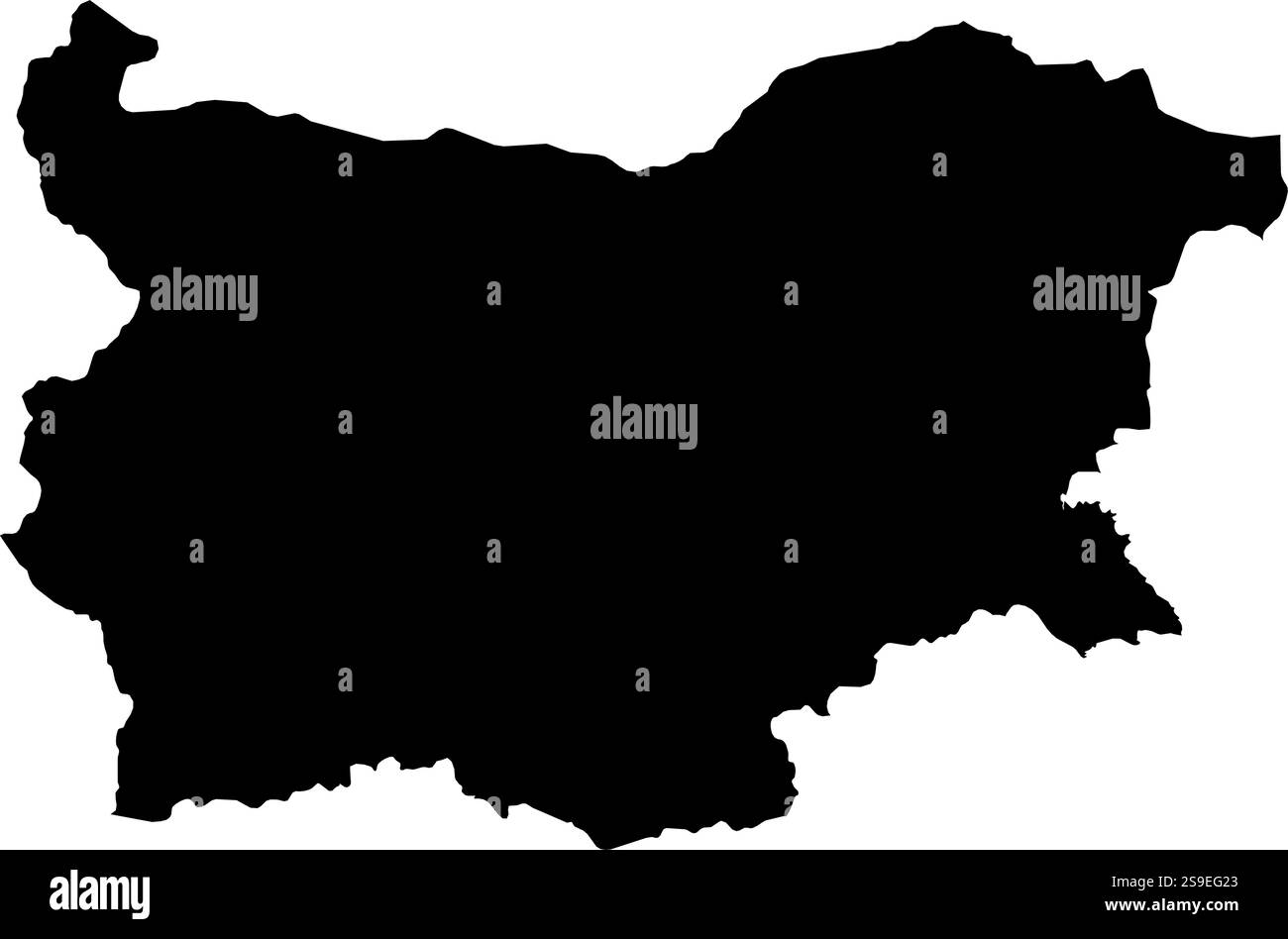 Bulgaria map regions Cut Out Stock Images & Pictures - Alamy