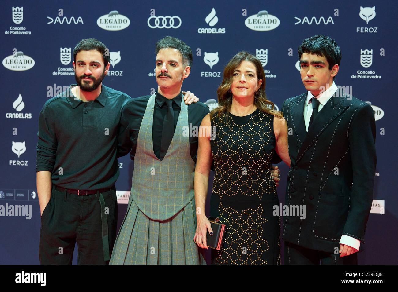 Pontevedra. Spain. 20250126, Nicolas Casal, Javier Giner, Nora Navas ...
