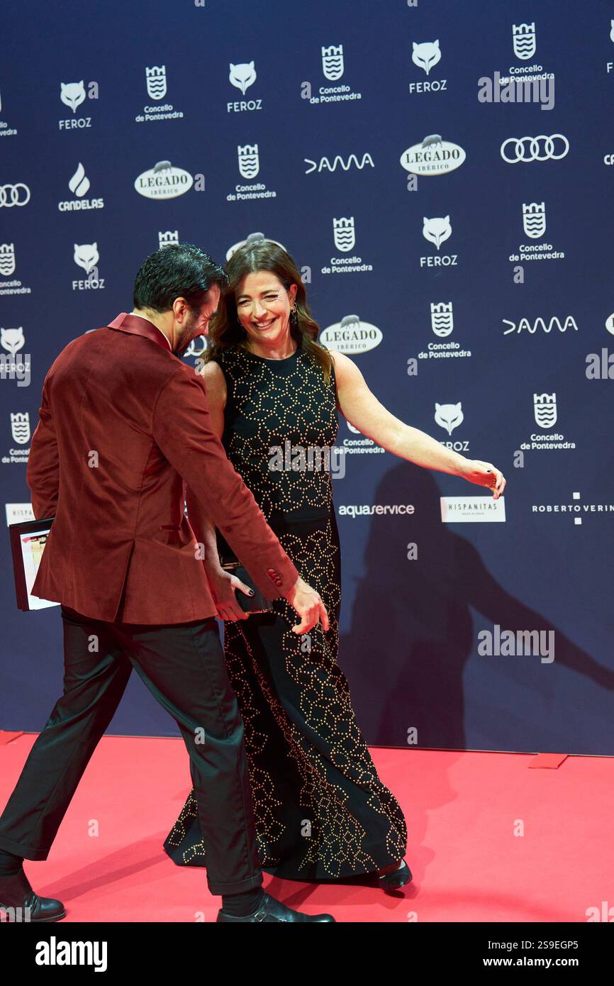 Pontevedra. Spain. 20250126, Nora Navas attends ‘Feroz Awards' 2025 Red ...
