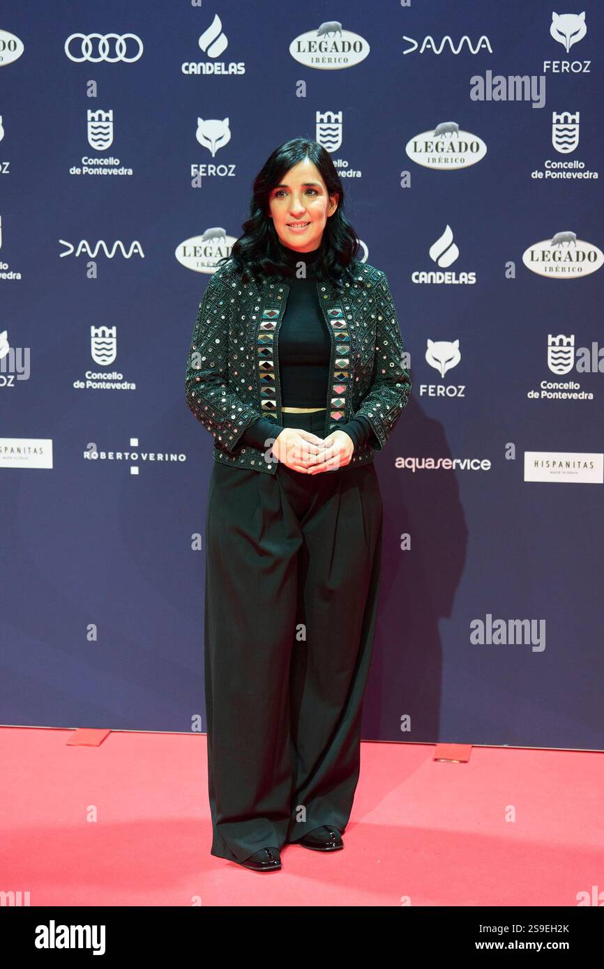 January 25, 2025, Pontevedra, Galicia, Spain: Alauda Ruiz de Azua ...