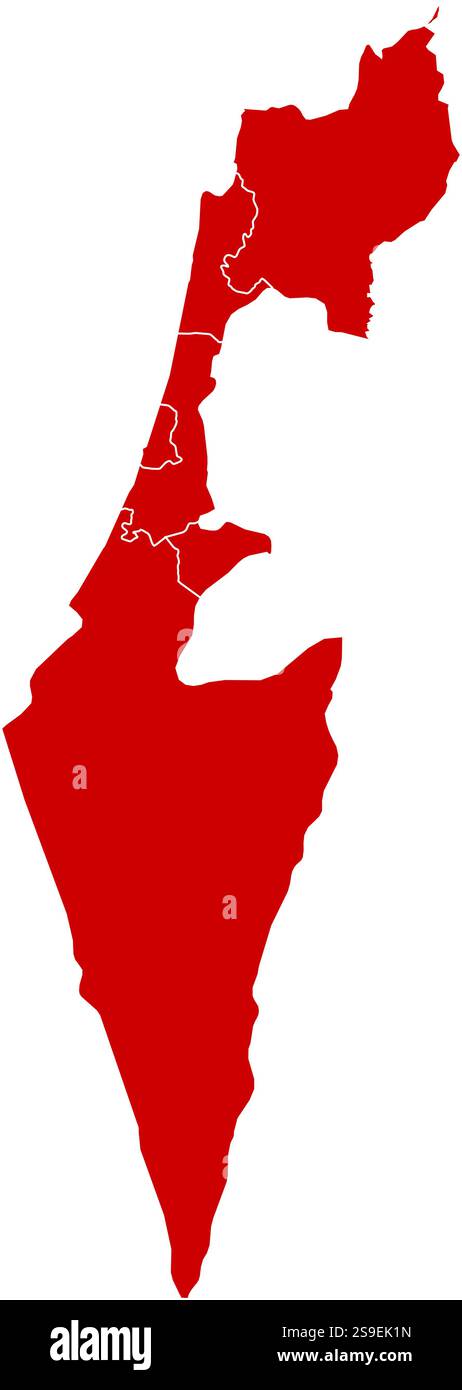 Israel country map simple Stock Vector Images - Alamy
