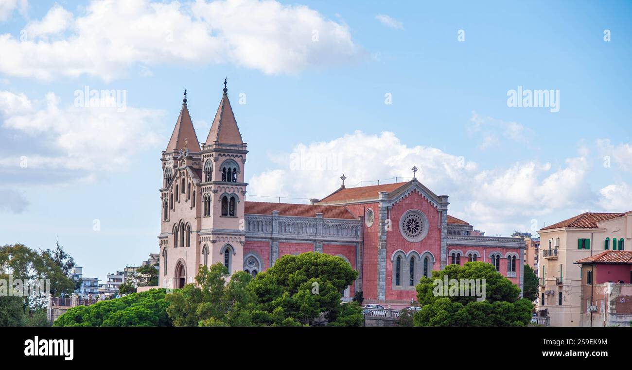Old Church and Steeples in Messina Stock Photo - Alamy
