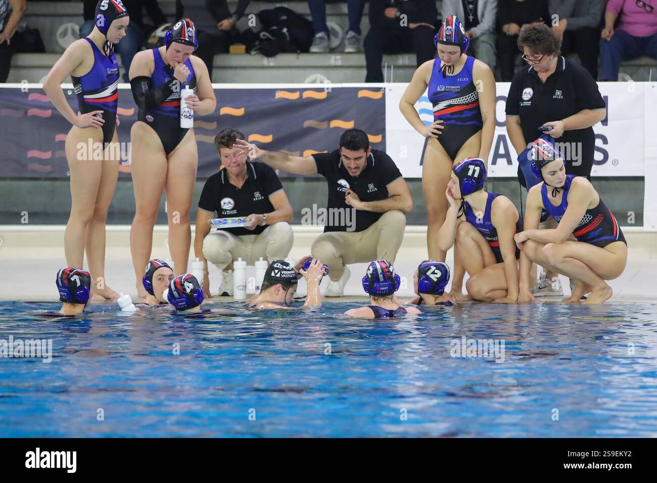 time out GZC Donk during SIS Roma vs GZC Donk, Waterpolo Women's ...
