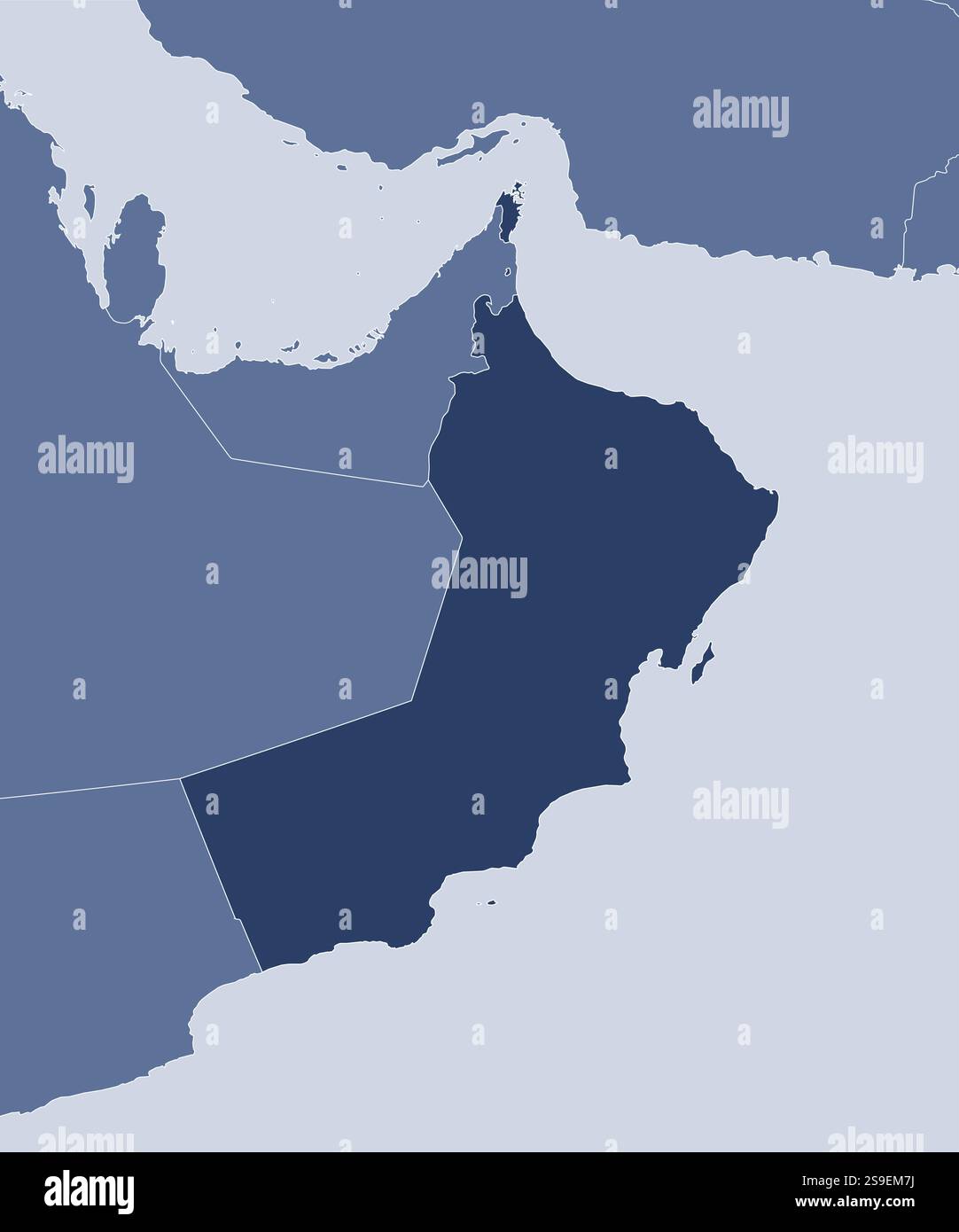 Maps of oman Stock Vector Images - Alamy