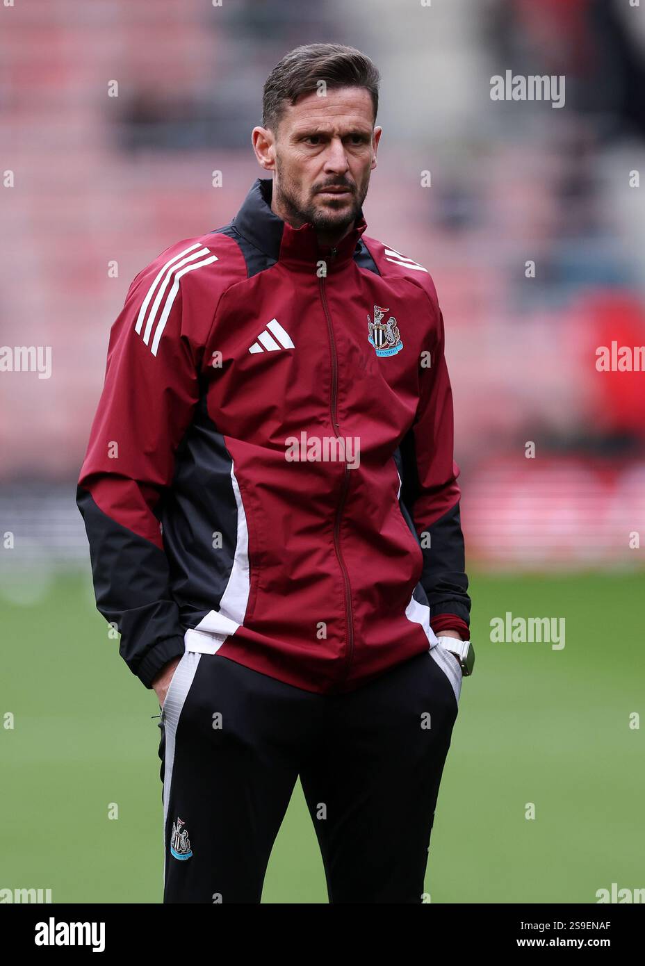 Southampton, England, 25th January 2025. Jason Tindall assistant ...