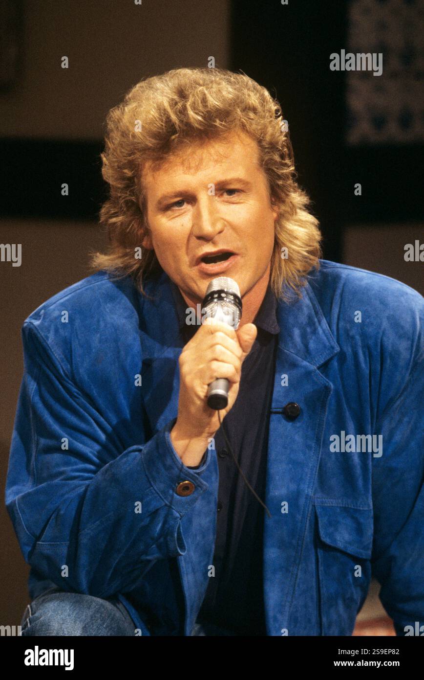 Peter Hofmann, Tenor, Opernsänger, Rocksänger, zu Gast in einer ...