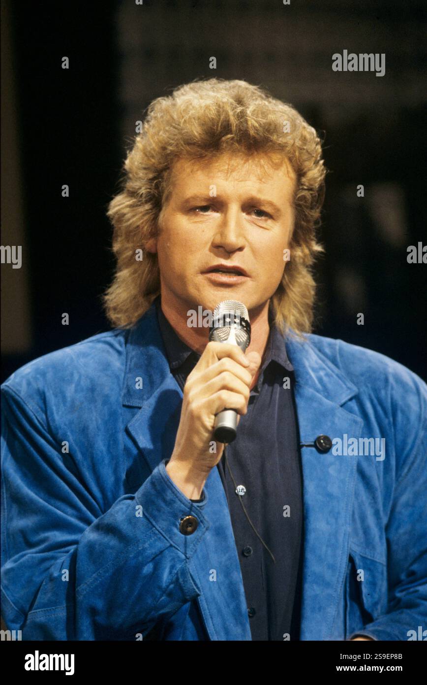 Peter Hofmann, Tenor, Opernsänger, Rocksänger, zu Gast in einer ...