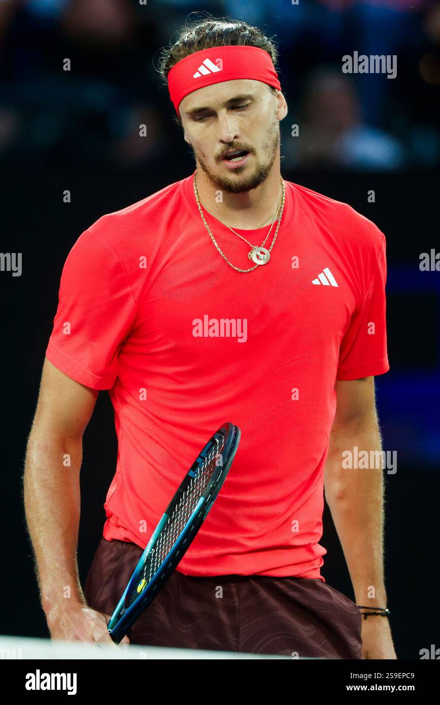 26 January 2025, Australia, Melbourne: Tennis: Grand Slam - Australian Open, Singles, Men, Final ...