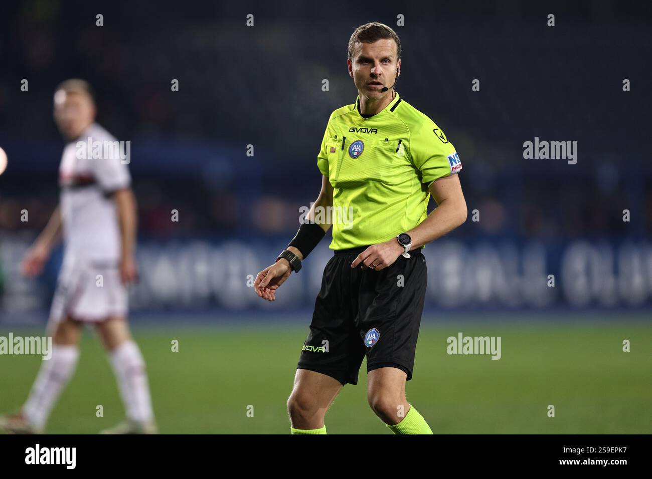 Federico La Penna (Referee) during the Italian "Serie A" match between ...