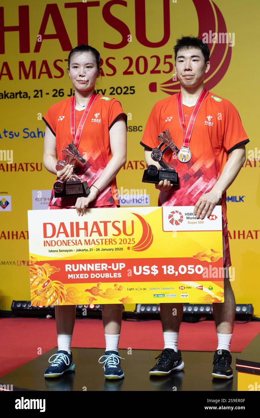 Jakarta, Indonesia. 26th Jan, 2025. (250126) -- JAKARTA, Jan. 26, 2025 (Xinhua) -- Guo Xinwa(R ...