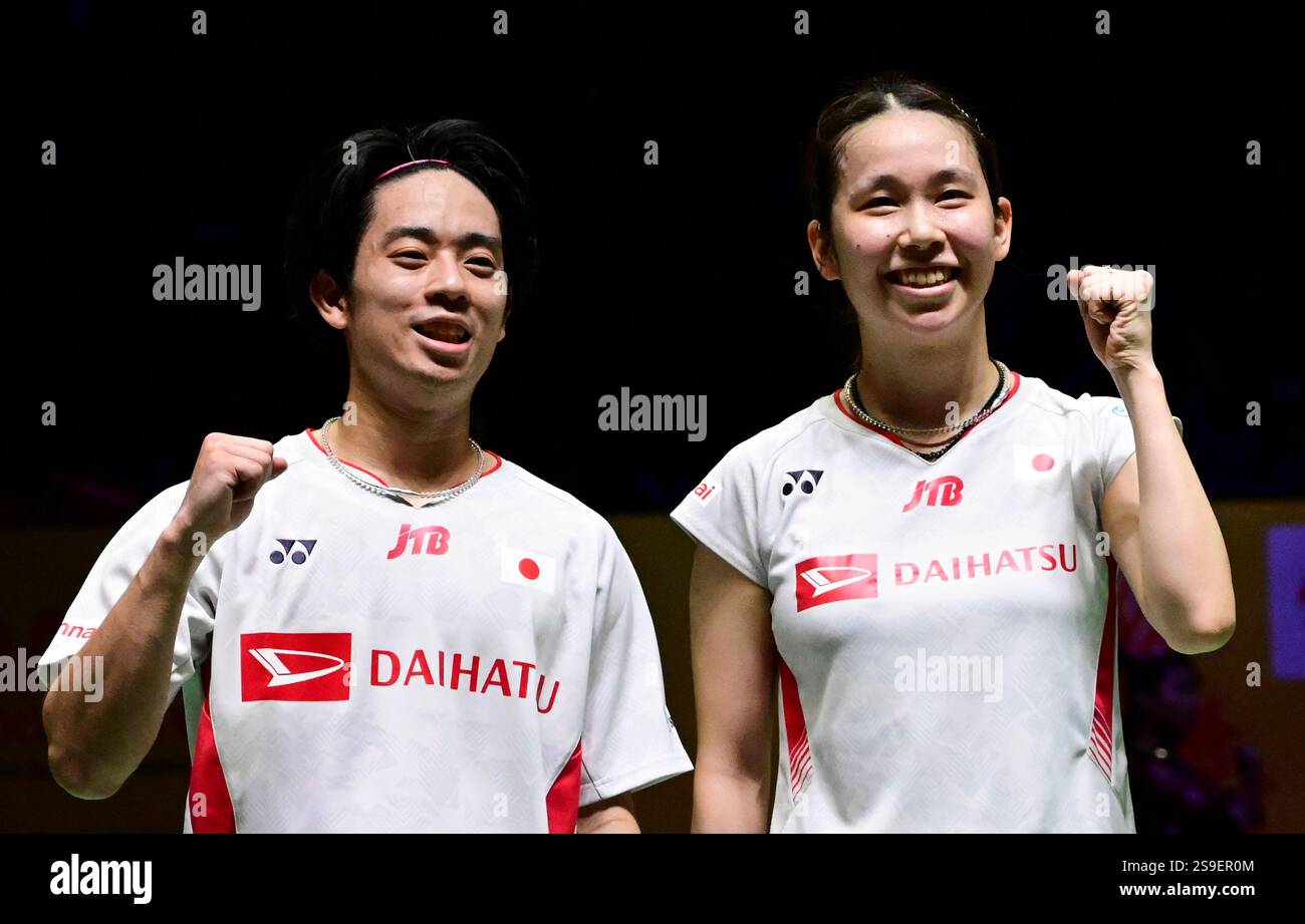 Jakarta, Indonesia. 26th Jan, 2025. (250126) -- JAKARTA, Jan. 26, 2025 (Xinhua) -- Midorikawa ...