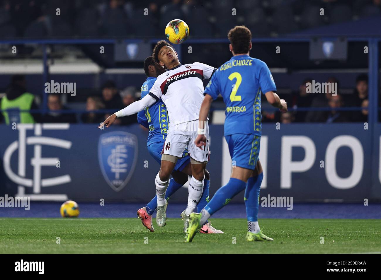 Dan Ndoye (Bologna) Emmanuel Gyasi (Empoli)Saba Goglichidze (Empoli ...
