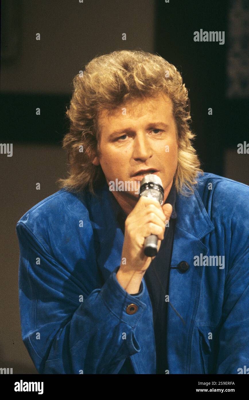 Peter Hofmann, Tenor, Opernsänger, Rocksänger, zu Gast in einer ...