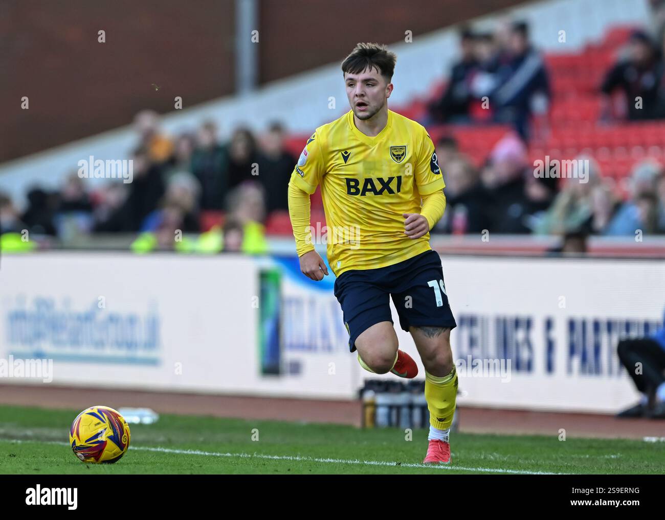 Oxford United's Tyler Goodrham during the Sky Bet Championship match at ...