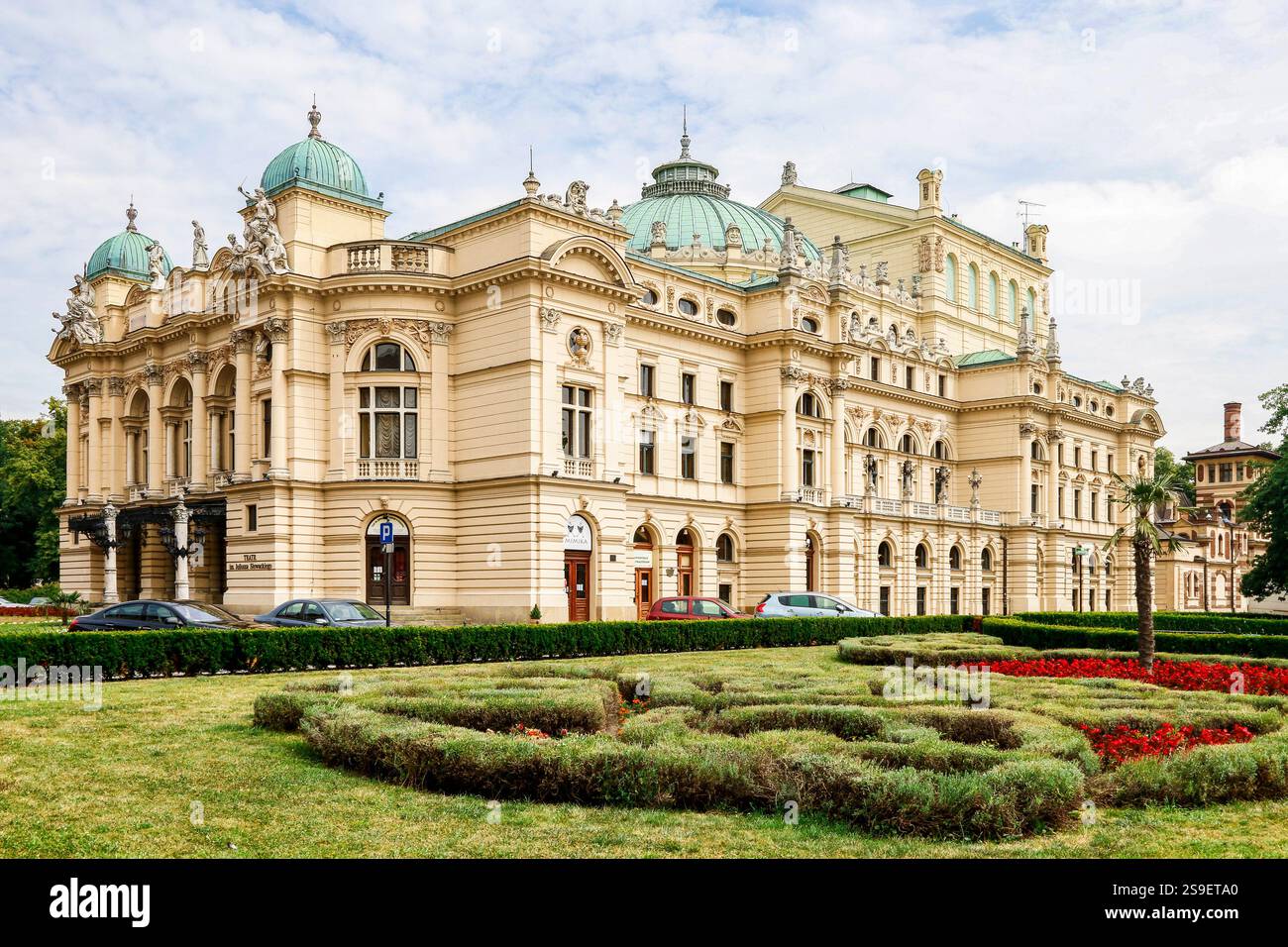 Juliusz Slowacki Theatre in Krakow, Poland, erected in 1893, was ...
