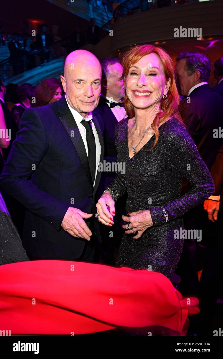 Christian Berkel und Andrea Sawatzki beim 49. Deutschen Filmball 2025 im Hotel Bayerischer Hof ...
