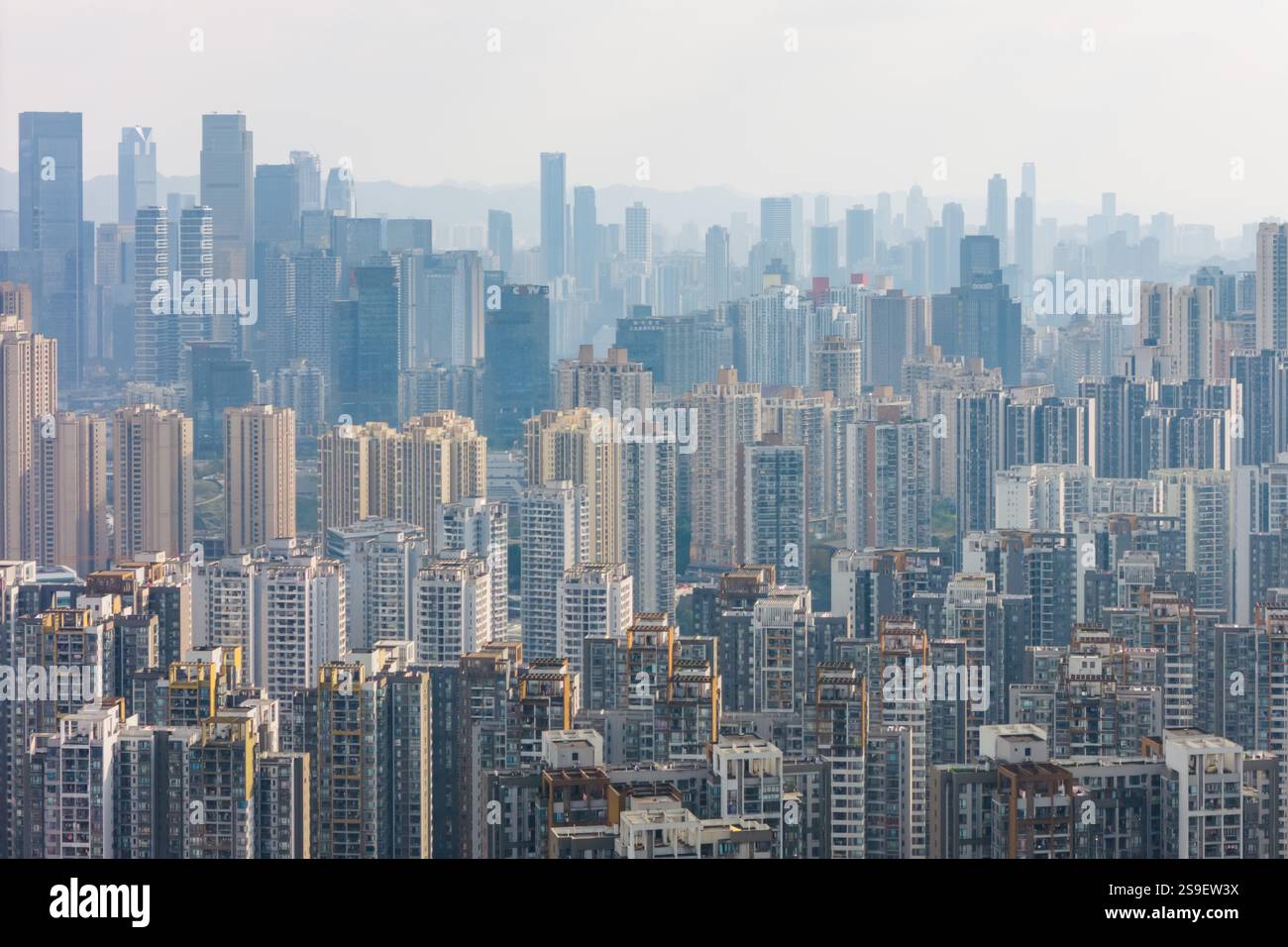 China. 26th Jan, 2025. CHONGQING, CHINA - JANUARY 26, 2025 - High-rise ...