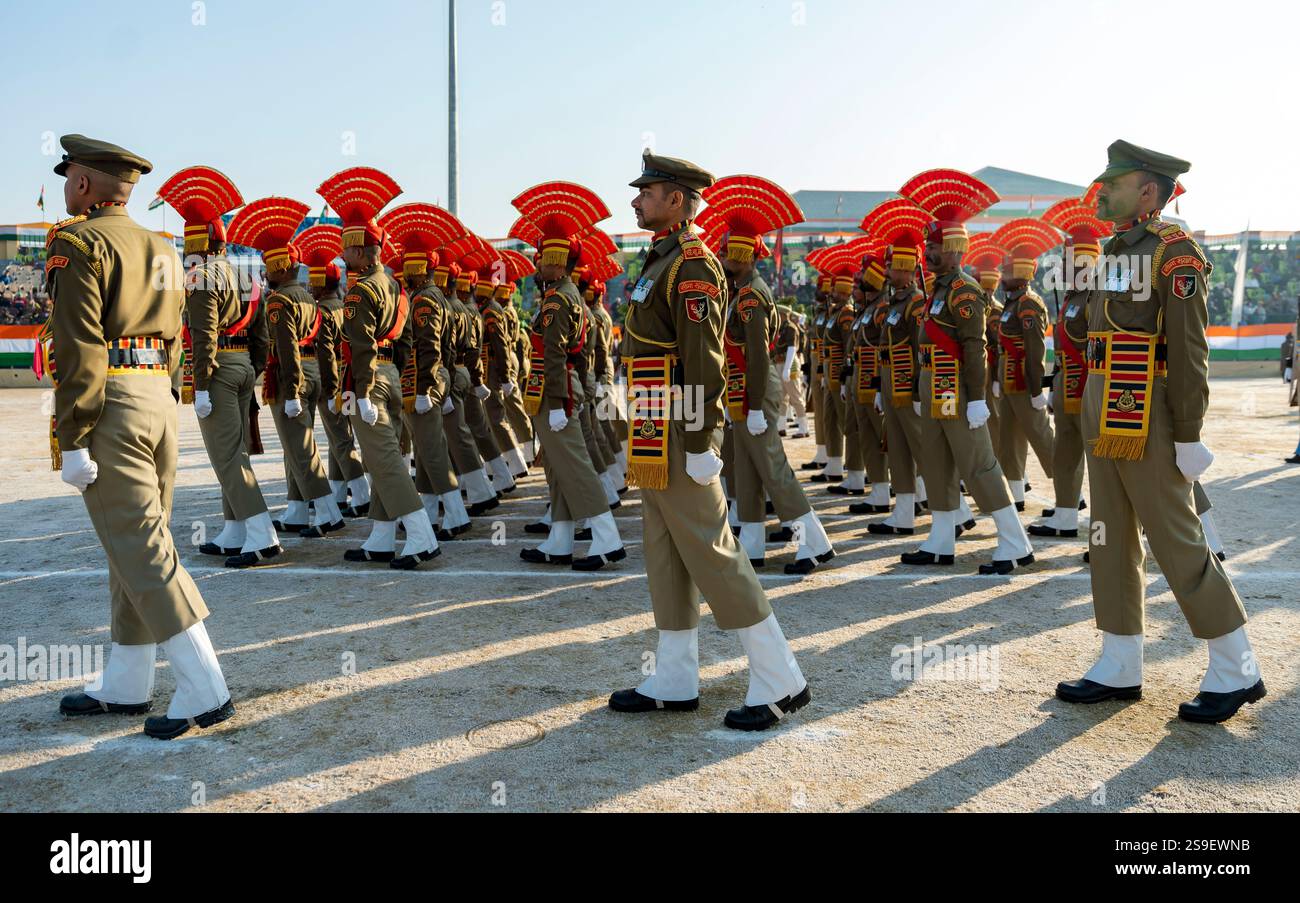 Border Security Forces (BSF) contingent seen during a Republic Day ...
