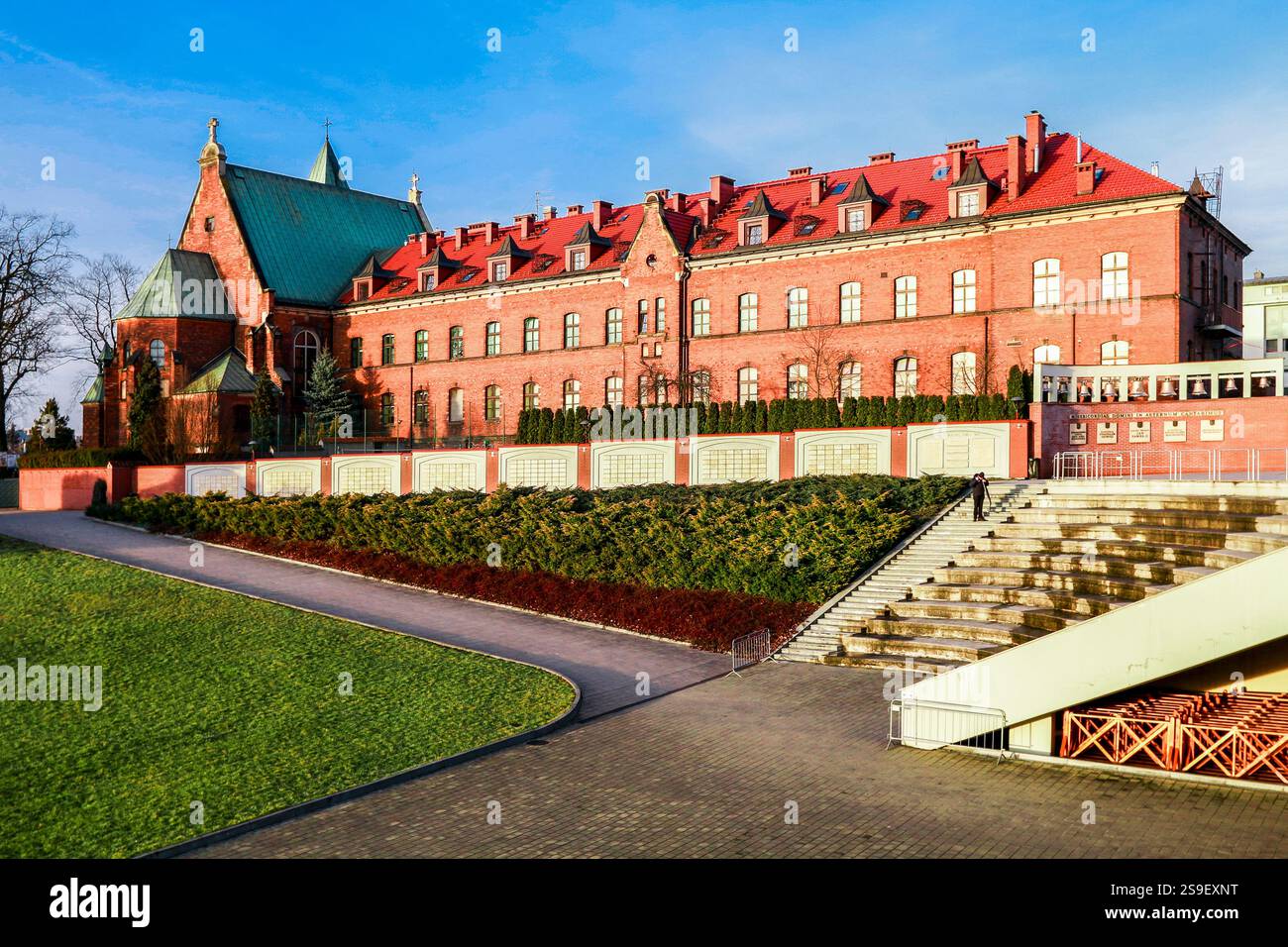 The Divine Mercy Sanctuary, Roman Catholic basilica dedicated to Divine Mercy devotion, as the ...