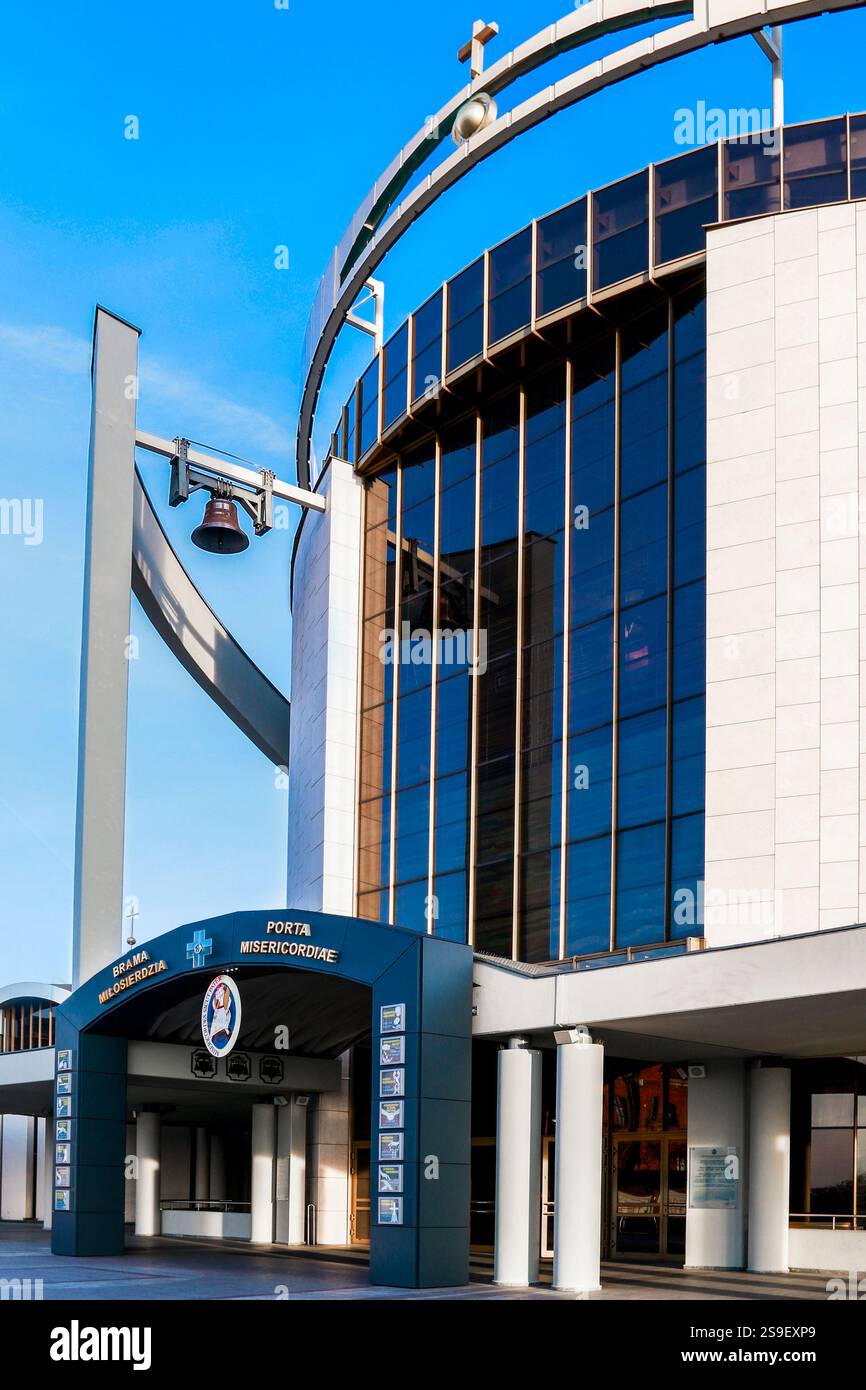 The Divine Mercy Sanctuary, Roman Catholic basilica dedicated to Divine Mercy devotion, as the ...