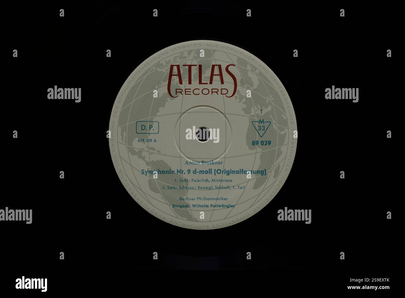 Vinitage Record Label, Anton Bruckner, Wilhelm Furtwängler, Atlas ...