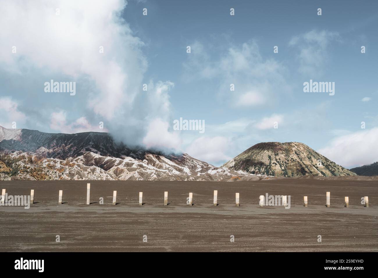 Mount Bromo volcano (Gunung Bromo)in Bromo Tengger Semeru National Park ...