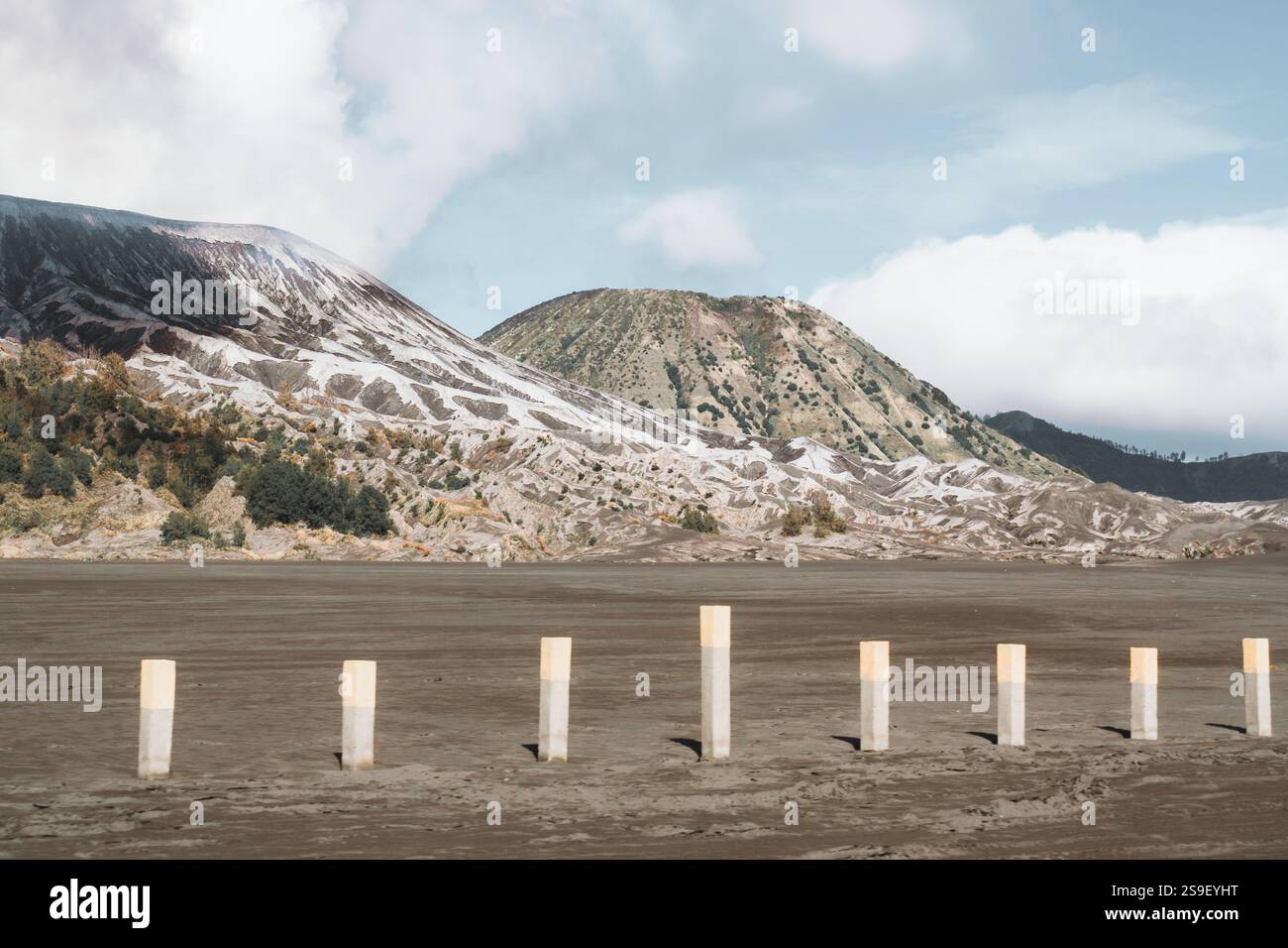 Mount Bromo volcano (Gunung Bromo)in Bromo Tengger Semeru National Park ...