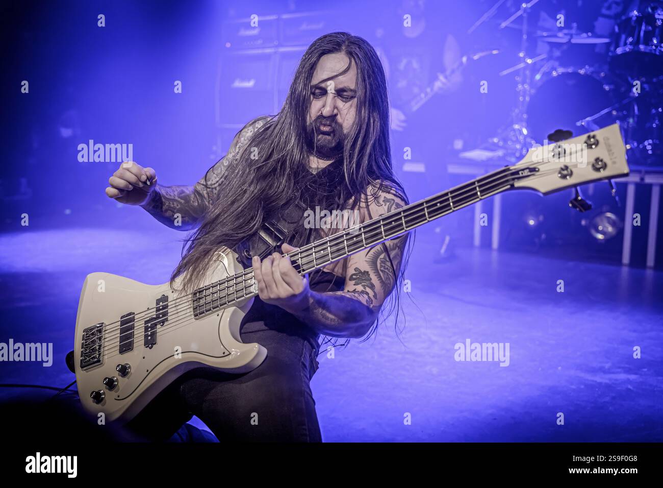 Aarhus, Denmark. 25th, January 2025. The American thrash metal band ...