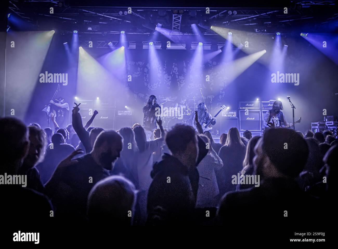 Aarhus, Denmark. 25th, January 2025. The American thrash metal band ...