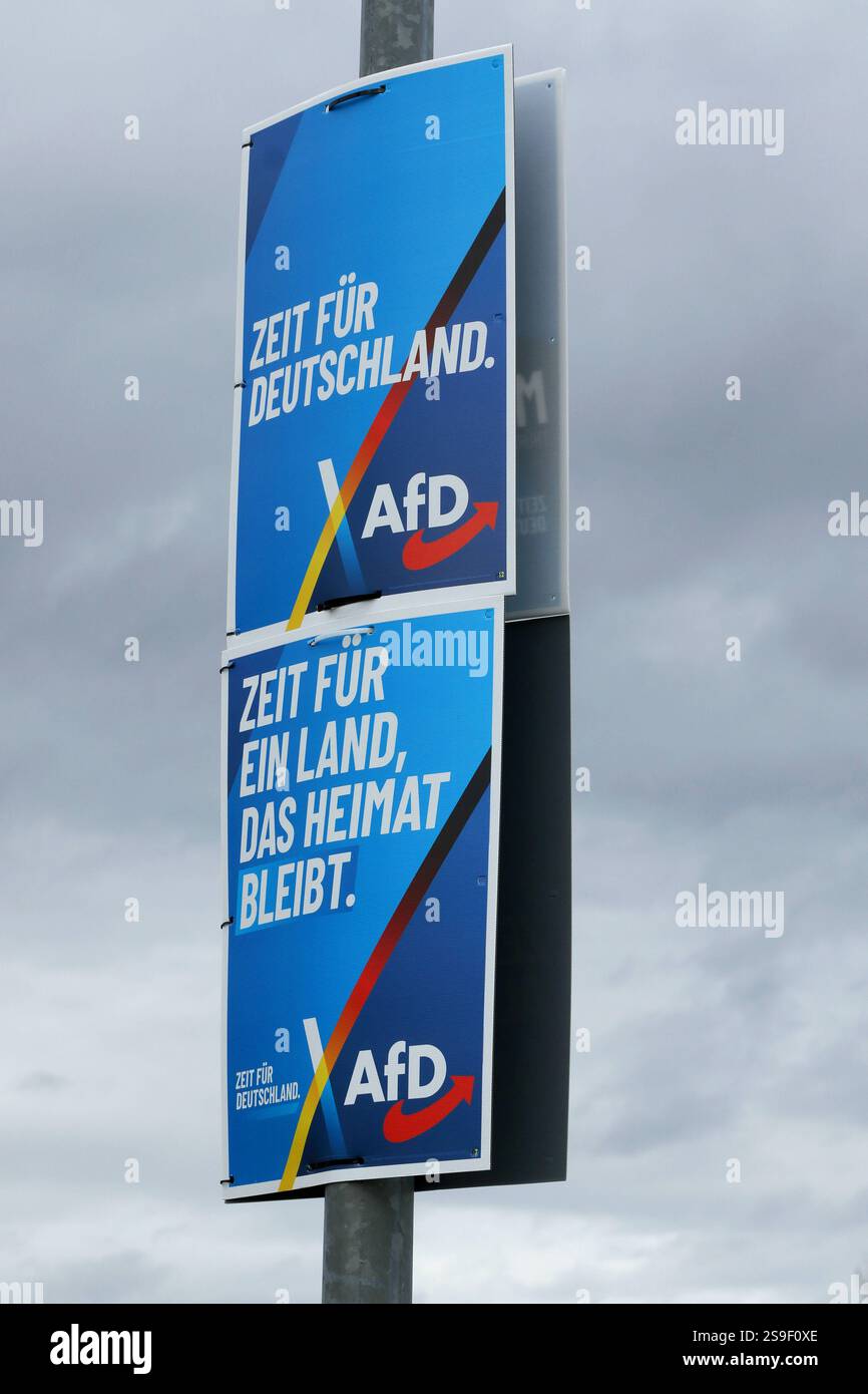 AfD Alternative für Deutschland - Wahlplakate zur vorgezogenen ...