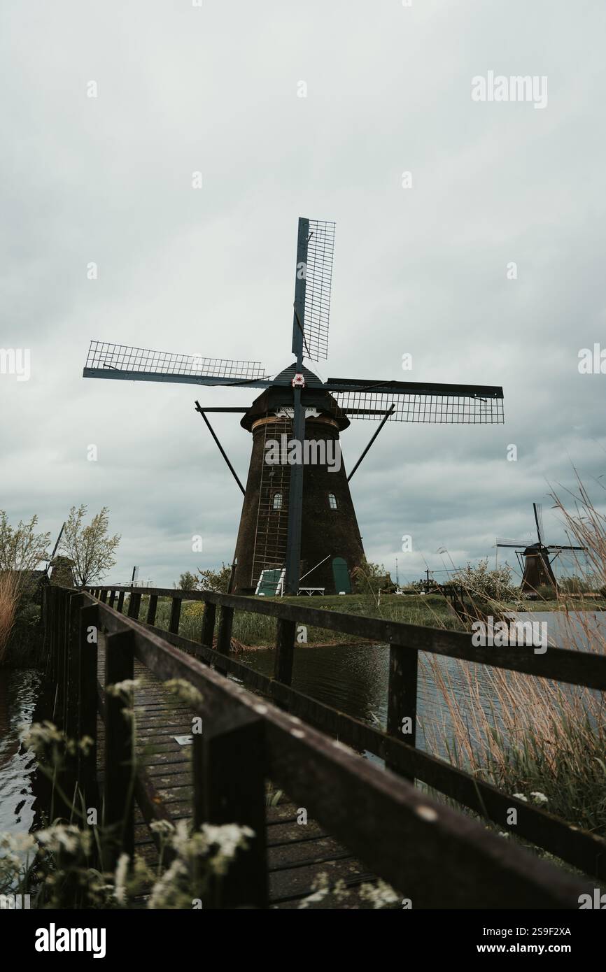 The windmill of Rotterdam, Netherlands Stock Photo - Alamy