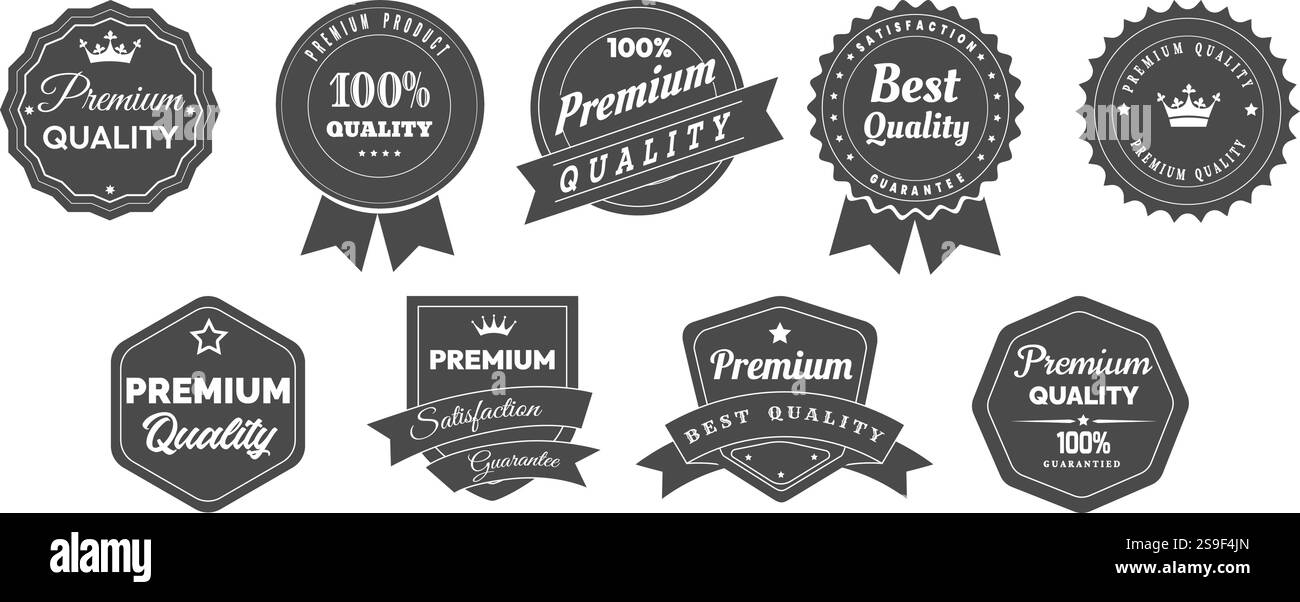 Badge of quality hi-res stock photography and images - Alamy