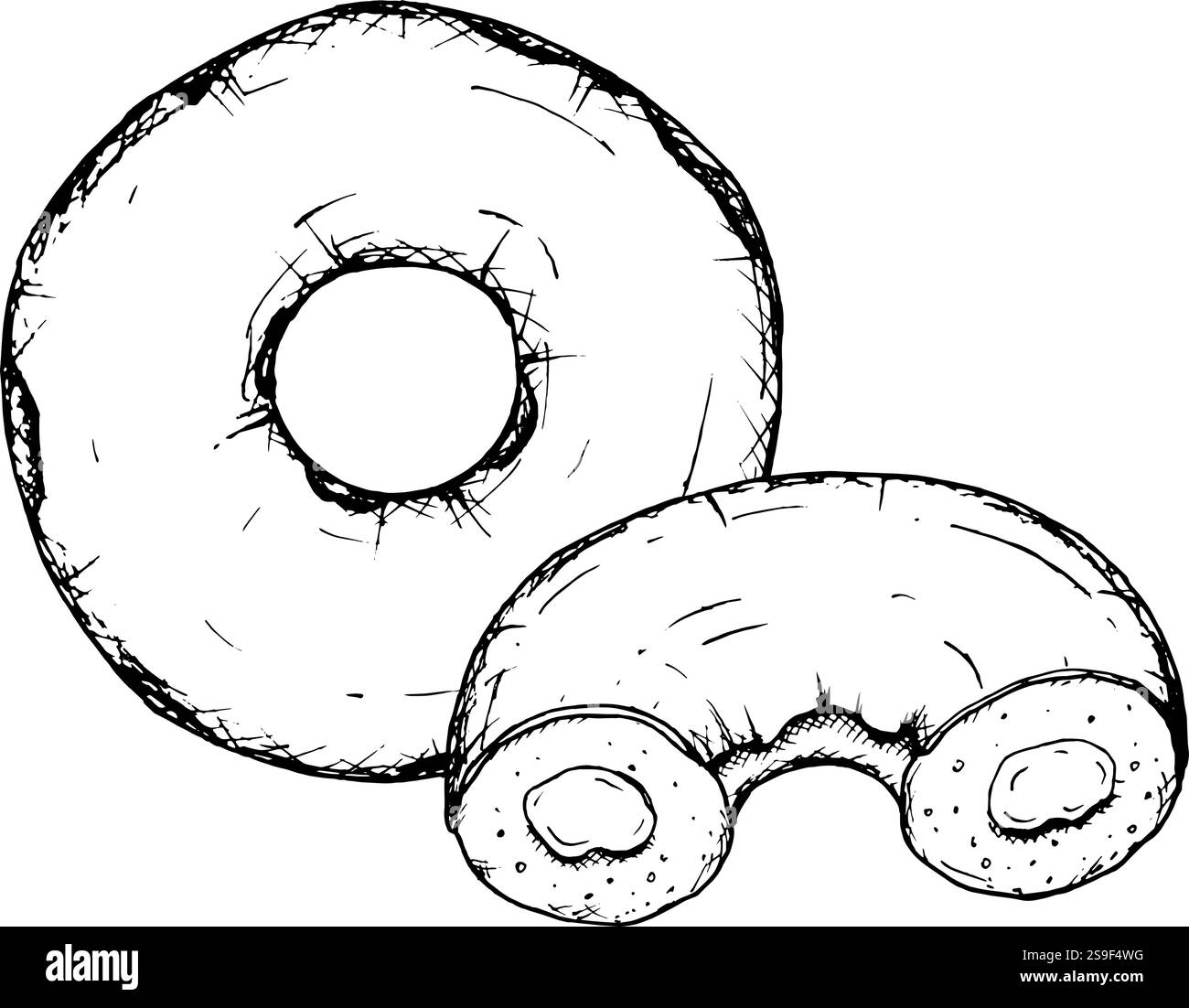 Black white bakery shop Cut Out Stock Images & Pictures - Alamy