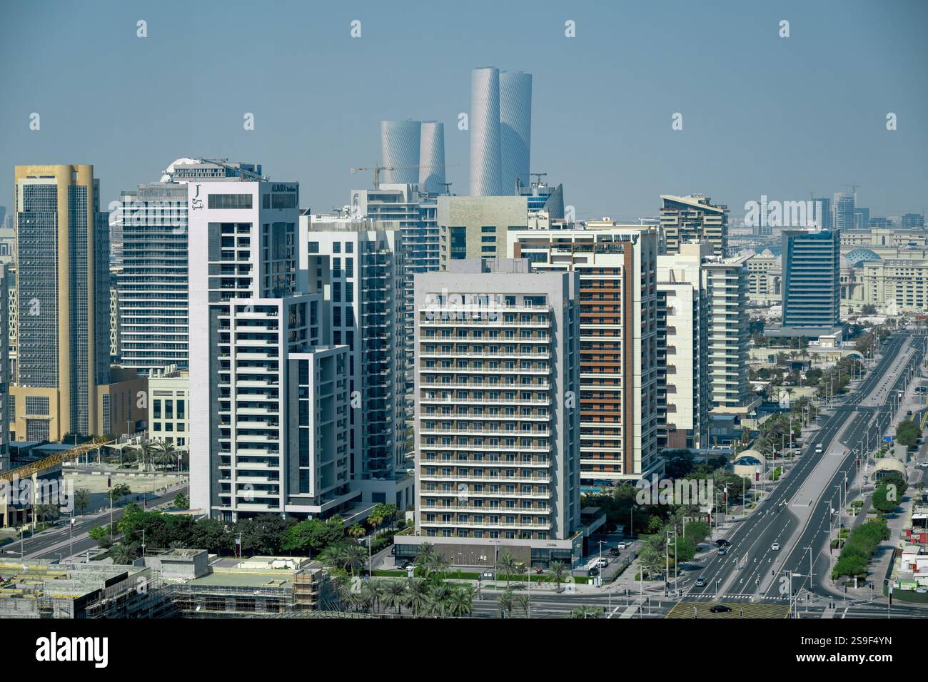 Lusail, Qatar - January 25, 2025: Aerial view of Lusail Skyline Doha ...