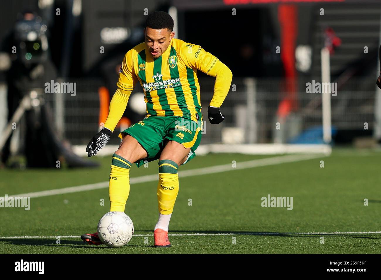 ROTTERDAM, NETHERLANDS - JANUARY 26: Steven van der Sloot of ADO Den ...