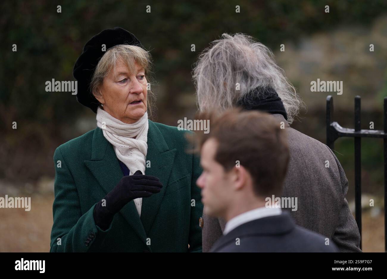 Guests who arrived with King Charles III leave after a Sunday church ...