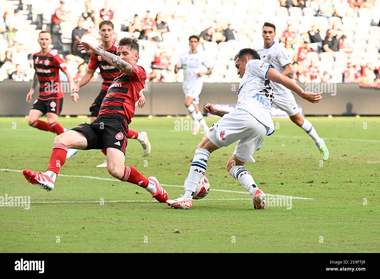 26th January 2025; CommBank Stadium, Sydney, NSW, Australia: A-League ...