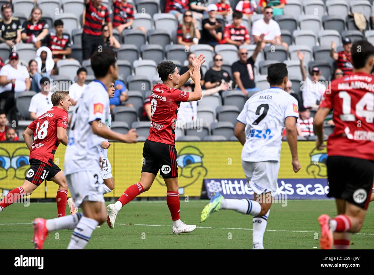 26th January 2025; CommBank Stadium, Sydney, NSW, Australia: A-League ...