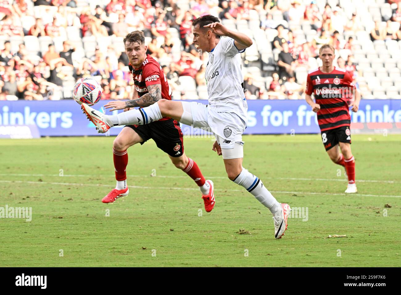 26th January 2025; CommBank Stadium, Sydney, NSW, Australia: A-League ...