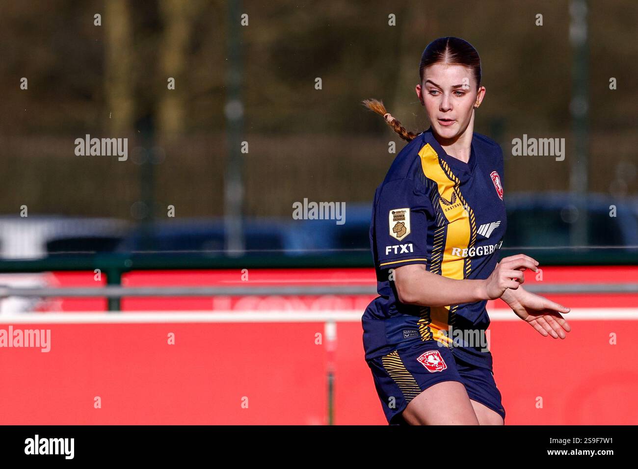 UTRECHT, NETHERLANDS - JANUARY 26: Rose Ivens of FC Twente looks on ...