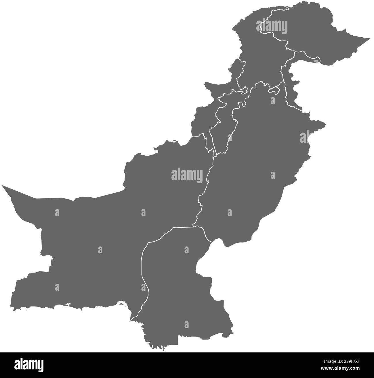 Abstract map outline pakistan Black and White Stock Photos & Images - Alamy