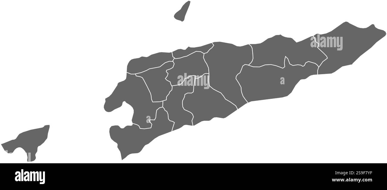 Contour map timor leste Cut Out Stock Images & Pictures - Alamy