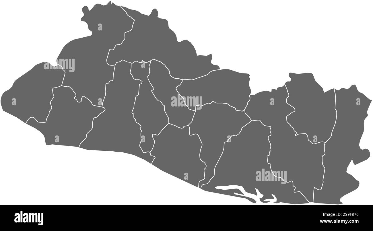 Border line of el salvador Stock Vector Images - Alamy