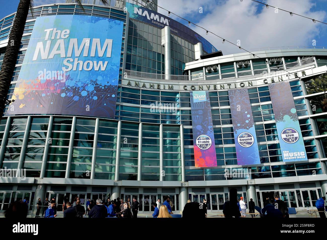 Musikmesse NAMM Show 2025 im Anaheim Convention Center. Anaheim, 25.01. ...