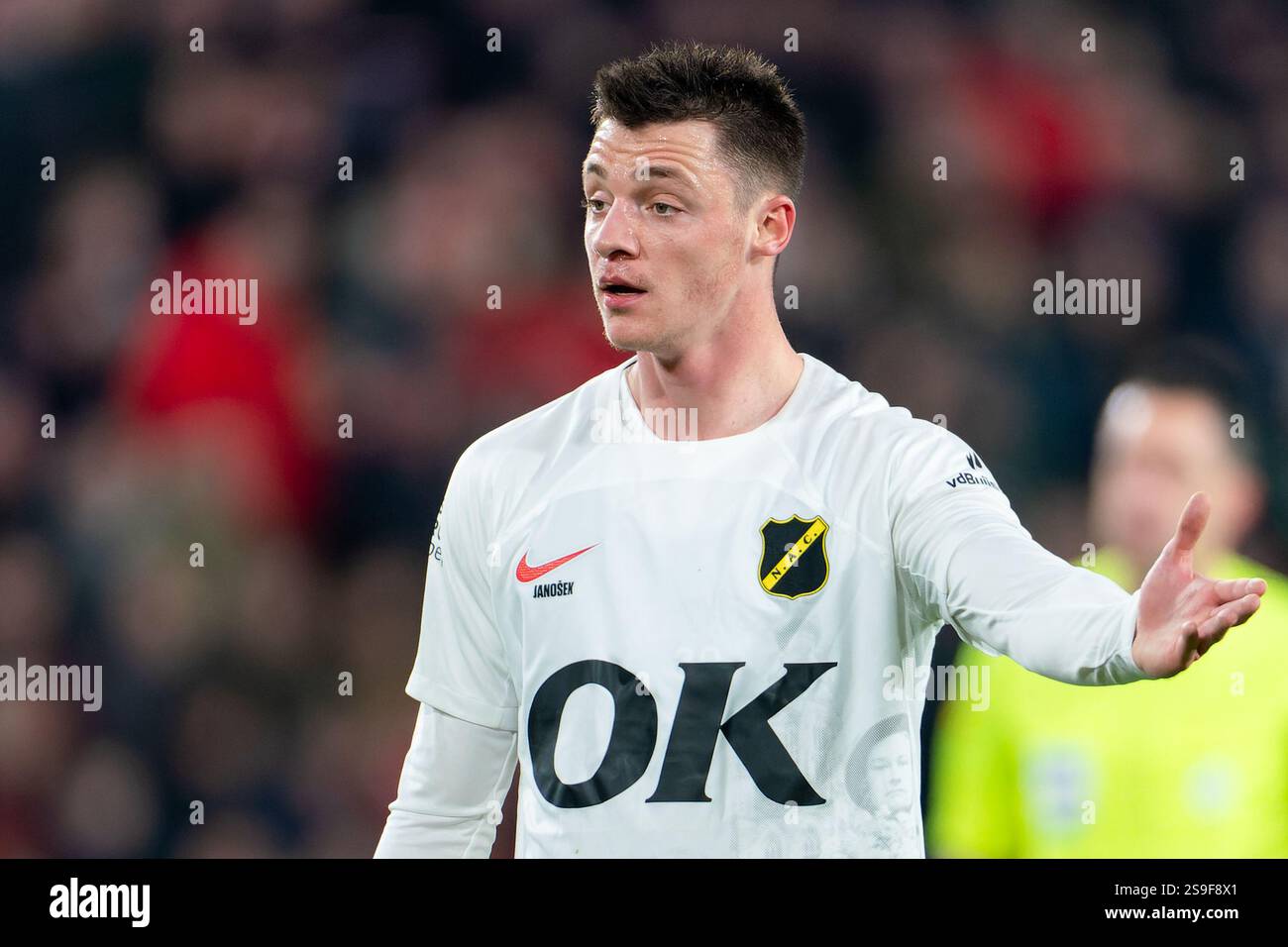 EINDHOVEN, NETHERLANDS - JANUARY 25: Dominik Janosek of NAC Breda ...