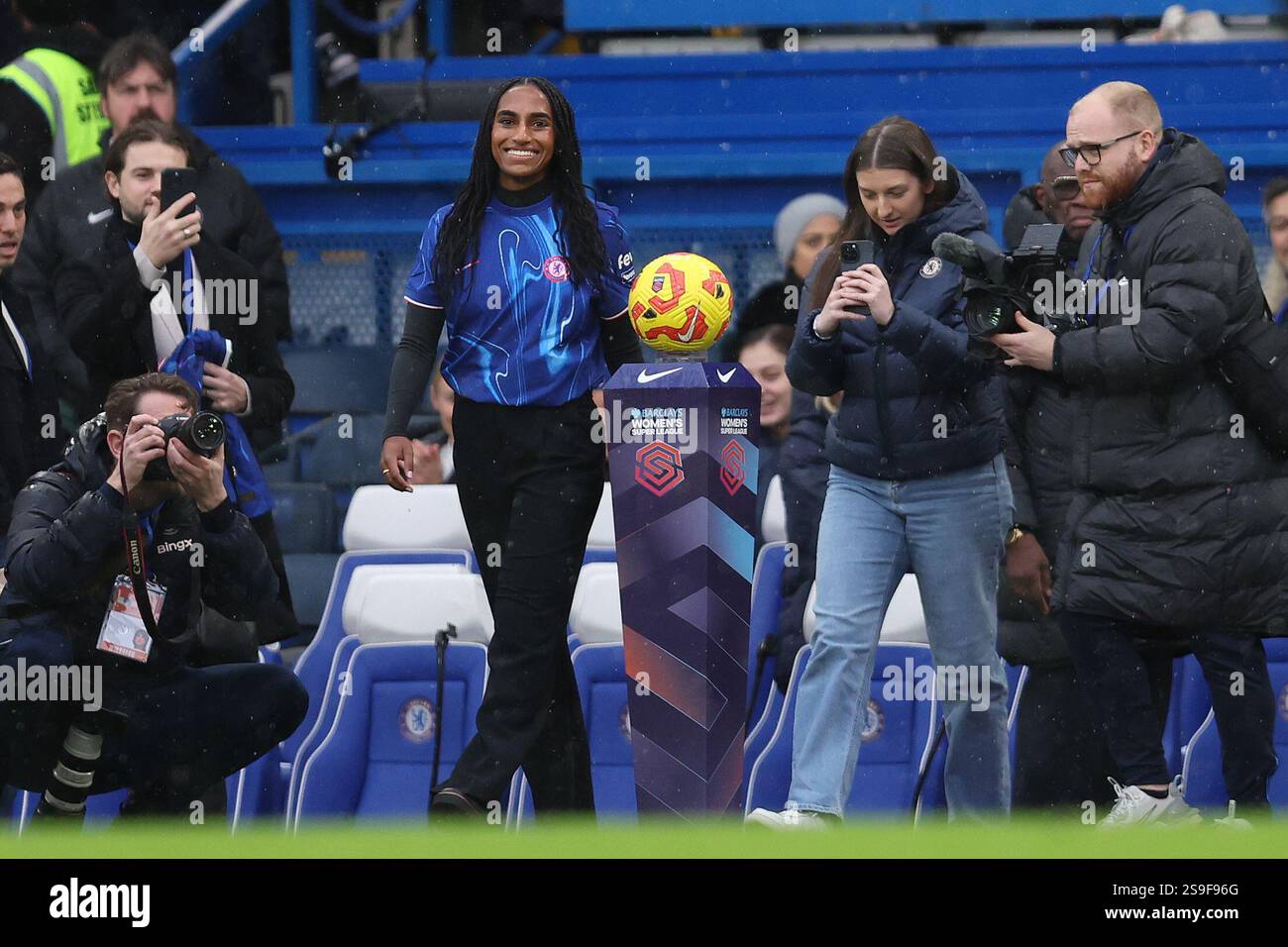 London, England, 26th January 2025. Chelsea’s new signing Naomi Girma ...