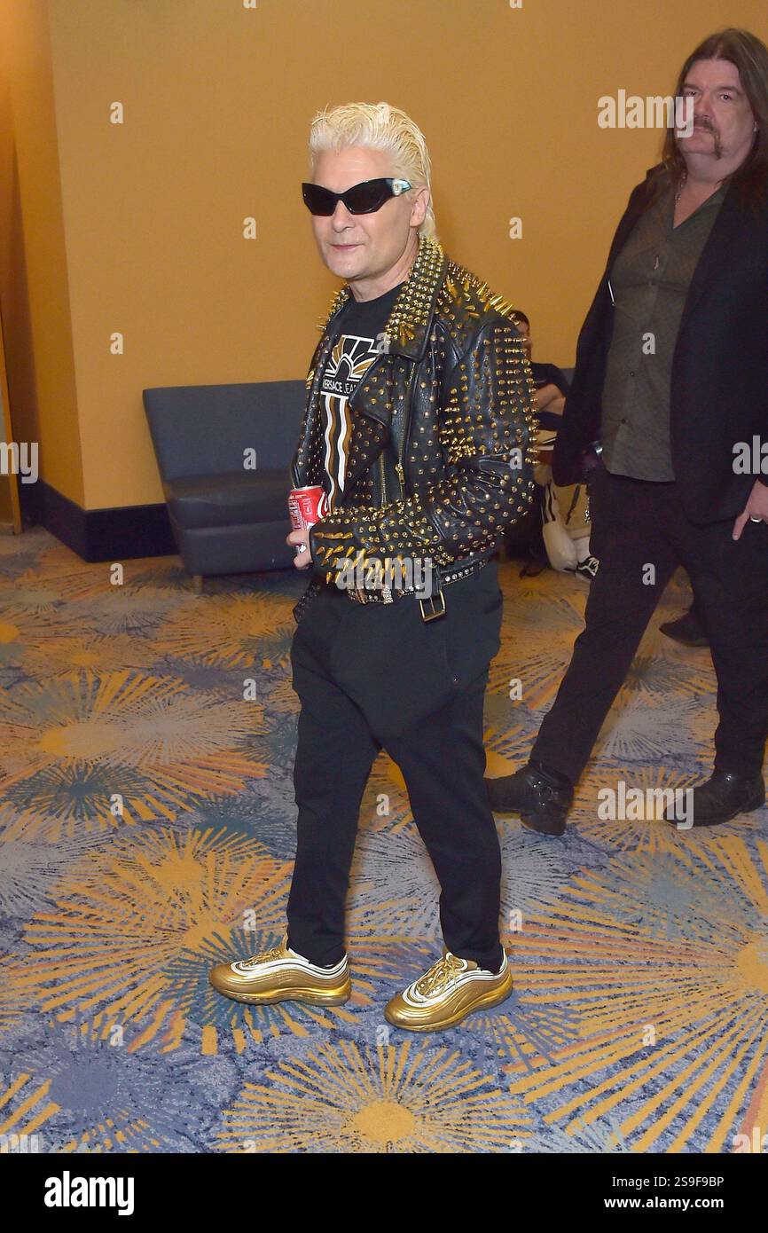Corey Feldman auf der Musikmesse NAMM Show 2025 im Anaheim Convention ...