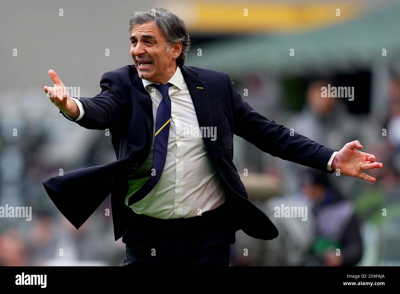 Parma Fabio Pecchia during the Serie A soccer match between Ac Milan and Parma at San Siro ...