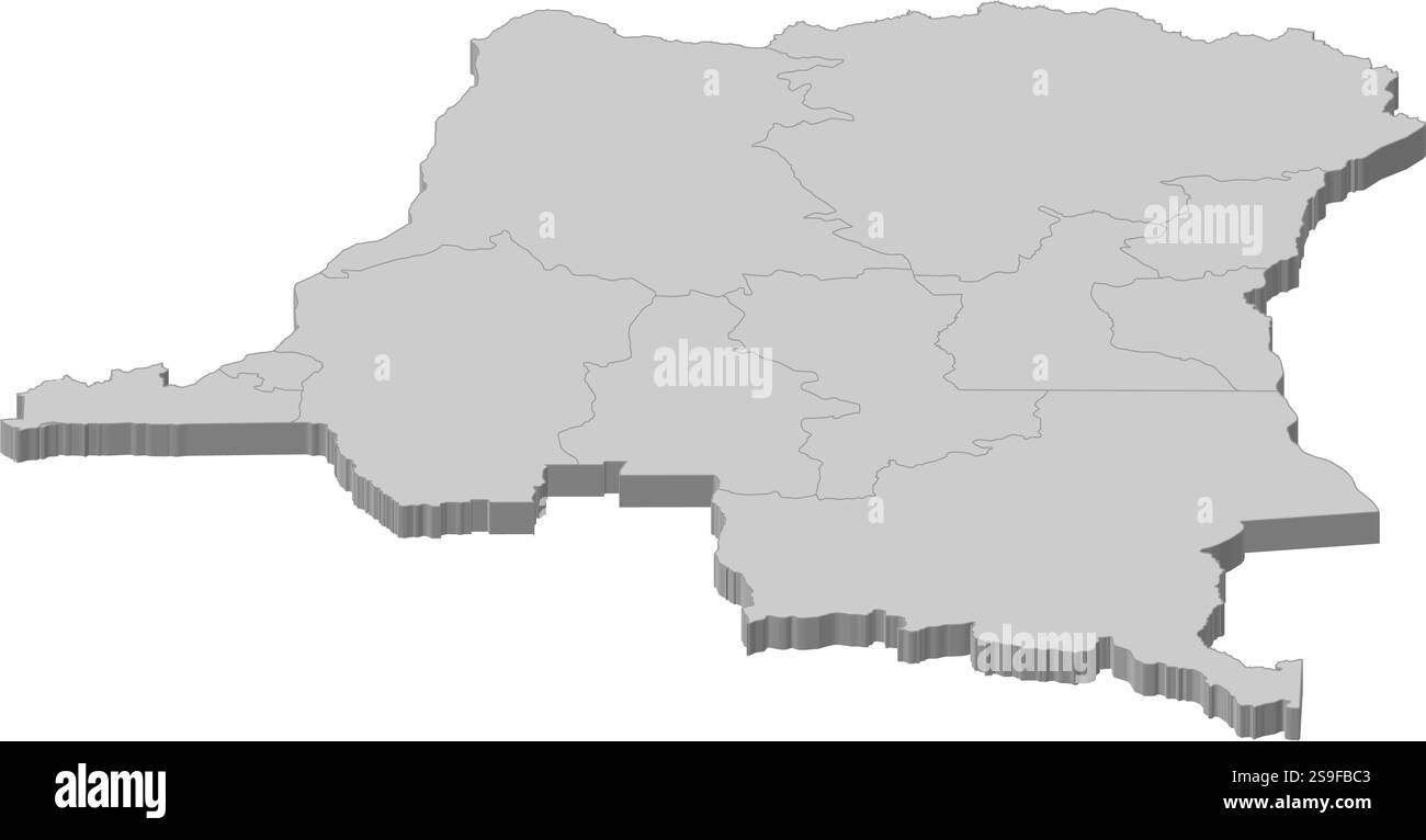Democratic republic of congo drc Black and White Stock Photos & Images ...