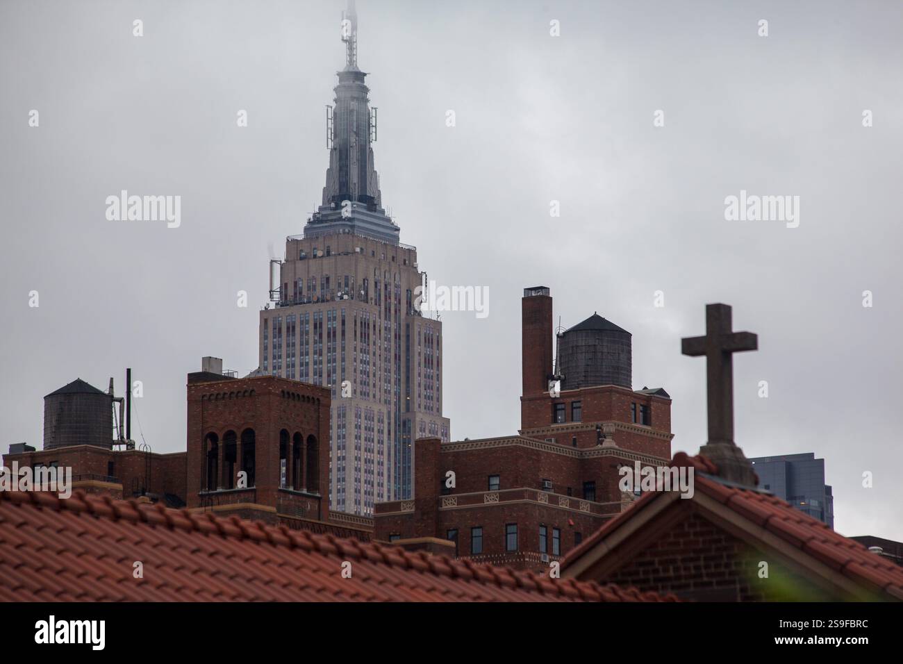 The Empire State Building and the Guardian Angel Roman Catholic Church ...